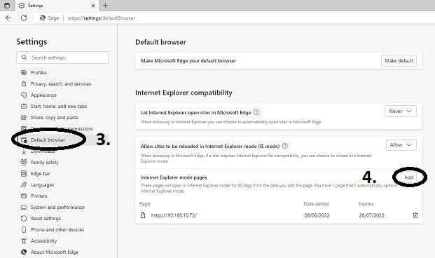 Edge Browser | GW Security