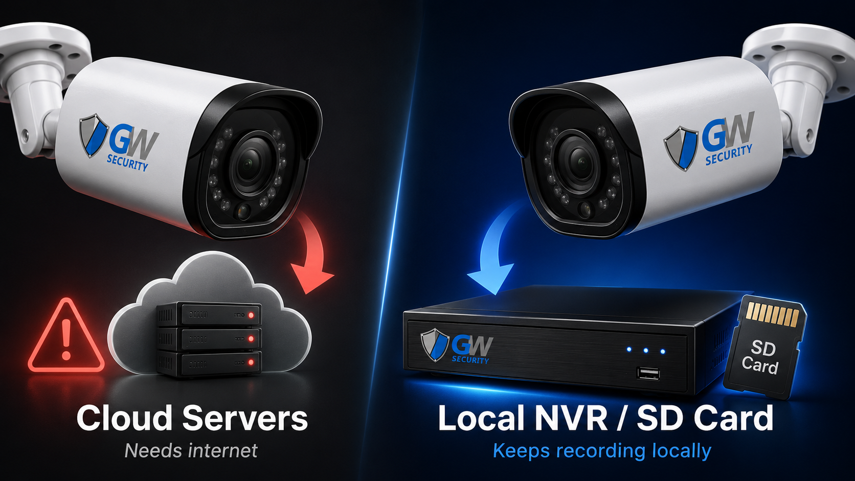 What Happens to Your Cameras When the Cloud Goes Down? | GW Security